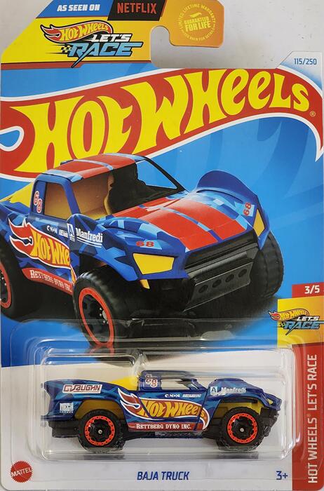 【楽天市場】HotWHeeLs HW WHEELS LET'S RACE BAJA TRUCK ホットウィール ミニカー：ぶろんこらんち