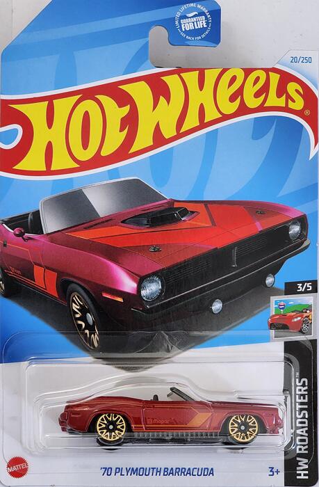 【楽天市場】HOTWHEELS HW ROADSTERS 70 PLYMOUTH BARRACUDA ホットウィール ミニカー：BroncoRanch