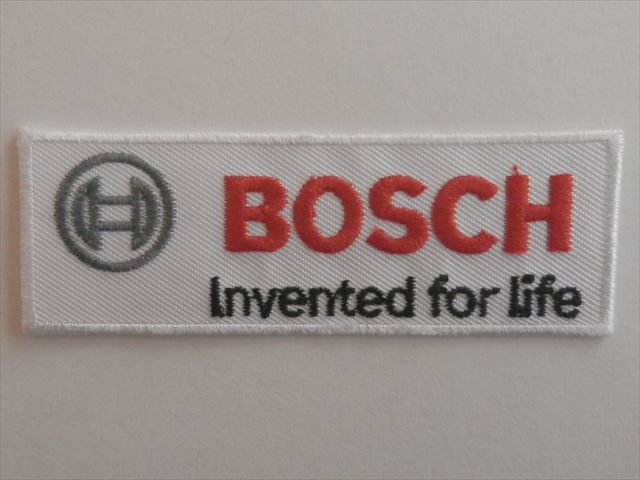 【楽天市場】BOSCH INVENTED FOR LIFE ワッペン：バイク屋 ガレージWARWICK