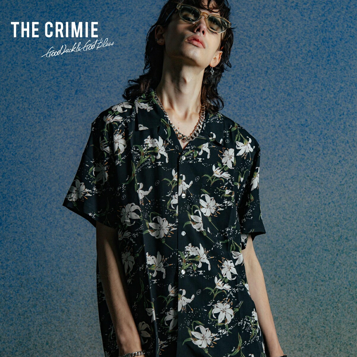 【楽天市場】【公式】 THE CRIMIE クライミー BONE BLOOM ALOHA SHIRT BONE BLOOM アロハ シャツ ...