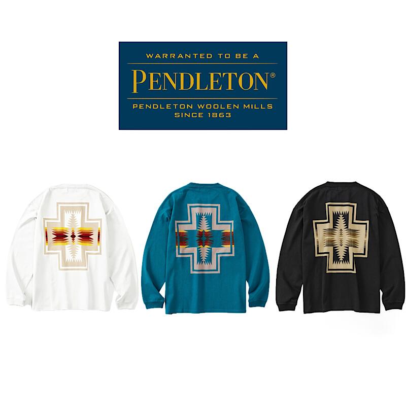 【楽天市場】【 PENDLETON / 3475-3004 】【 ペンドルトン / Back Print Long Sleeve Tee 】 メンズ レディース ユニセックス バックプリント ...