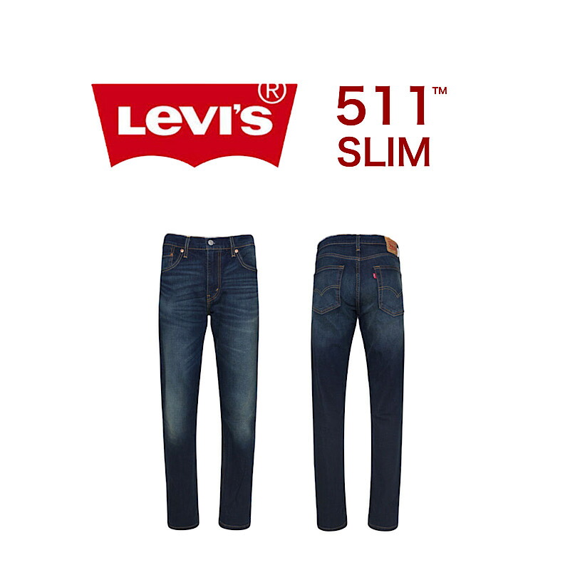 【楽天市場】Levi's リーバイス 511 メンズ ジーンズ スリム フィット ストレッチデニム インディゴ ダークユーズド Levi's ...