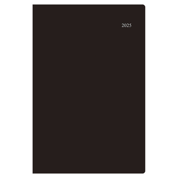 【楽天市場】ダイゴー 2025年 手帳・ダイアリー 4月始まり アポイント マンスリー+チャート E1155 薄型 B6対応 ブラック ...