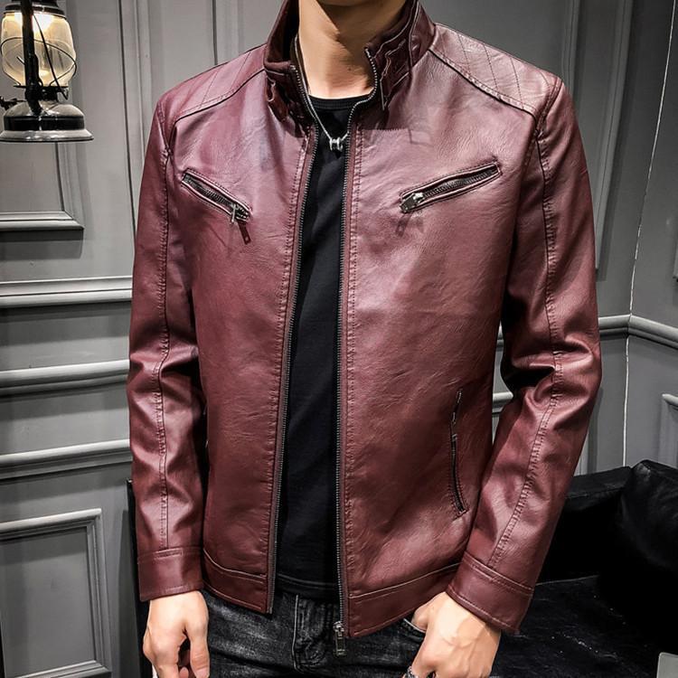 【楽天市場】メンズ革ジャン 秋冬 レザージャケット ライダースジャケット バイクウェア シングル 防寒防風 お兄系：GBB楽天市場店