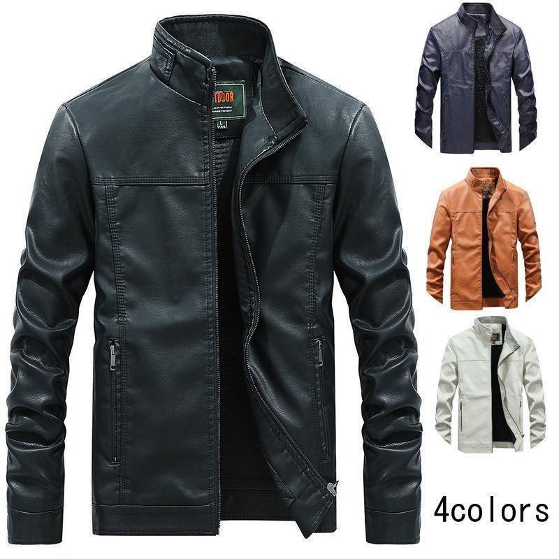 【楽天市場】ライダースジャケット レザージャケット メンズ PUジャケット カジュアルジャケット お兄系 レザーコート 革ジャン アウター ...