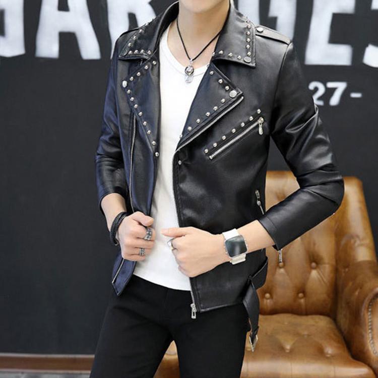 【楽天市場】メンズ革ジャン 秋冬 レザージャケット カジュアル ライダースジャケット バイクウェア シングル 防寒防風 お兄系：GBB楽天市場店