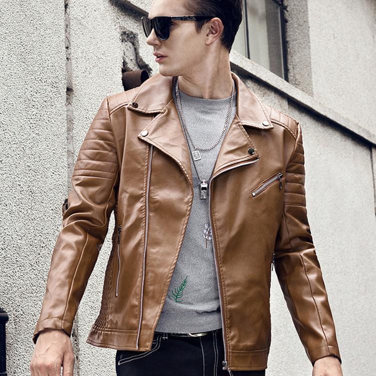 【楽天市場】メンズ革ジャン 秋冬 レザージャケット カジュアル ライダースジャケット バイクウェア シングル 防寒防風 お兄系：GBB楽天市場店