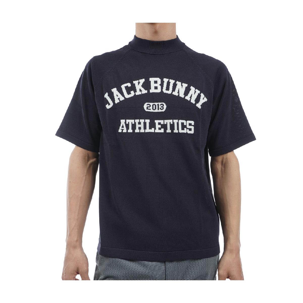 【楽天市場】ジャックバニー Jack Bunny!! 天竺 袋インターシャロゴジャカード 半袖セーター：GDOゴルフショップ 楽天市場店