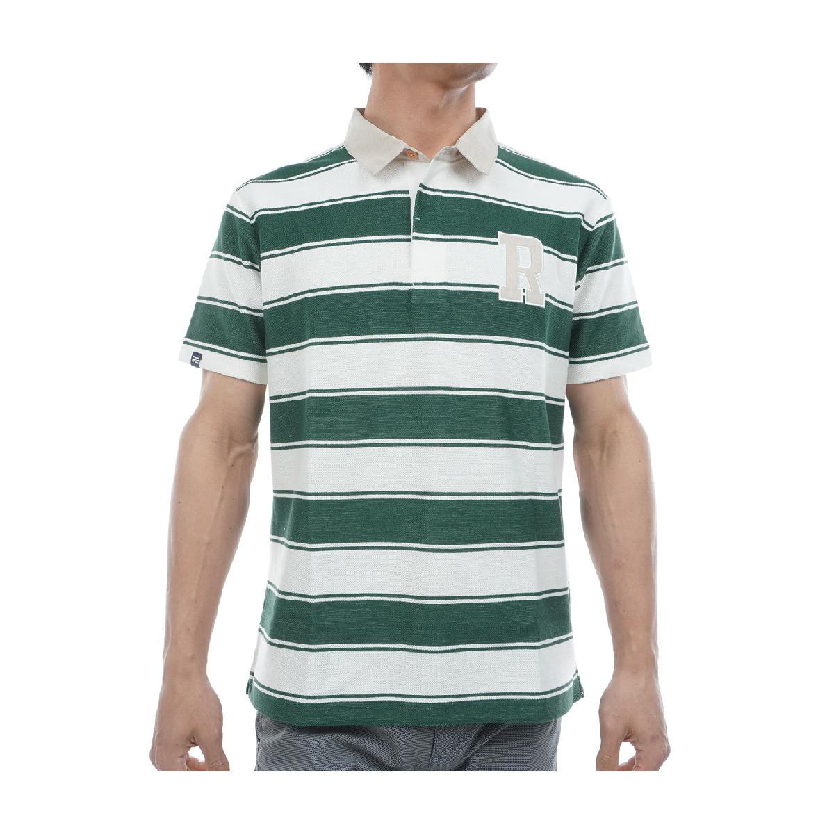 【楽天市場】ロサーセン ROSASEN オニ鹿の子 ボーダー半袖ポロシャツ：GDOゴルフショップ 楽天市場店
