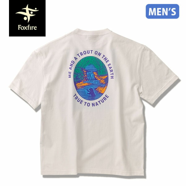 【楽天市場】フォックスファイヤー Foxfire メンズ 半袖Tシャツ F/S BIG TEE ホワイト(001) フィッシング アウトドア ...
