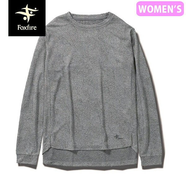 【楽天市場】セール フォックスファイヤー Foxfire レディース カットソー SCウィンドパスクルー 防虫 UVカット 軽量 グレー（020） T-FOX8215407020：ギーク