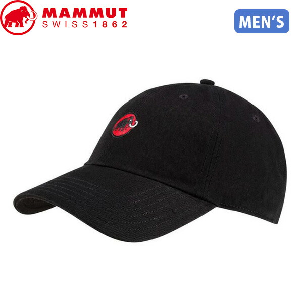 【楽天市場】マムート メンズ 帽子 キャップ 1191-00051 MAMMUT Baseball Cap Mammut black PRT1 ...