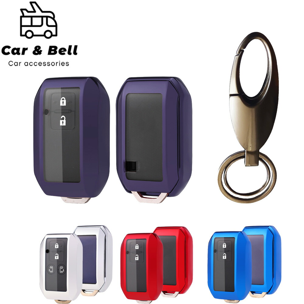 【楽天市場】スマートキーケース スズキ SUZUKI 新型ハスラー スペーシア ワゴンR クロスビー スイフト ジムニー ソリオ メタリック ...