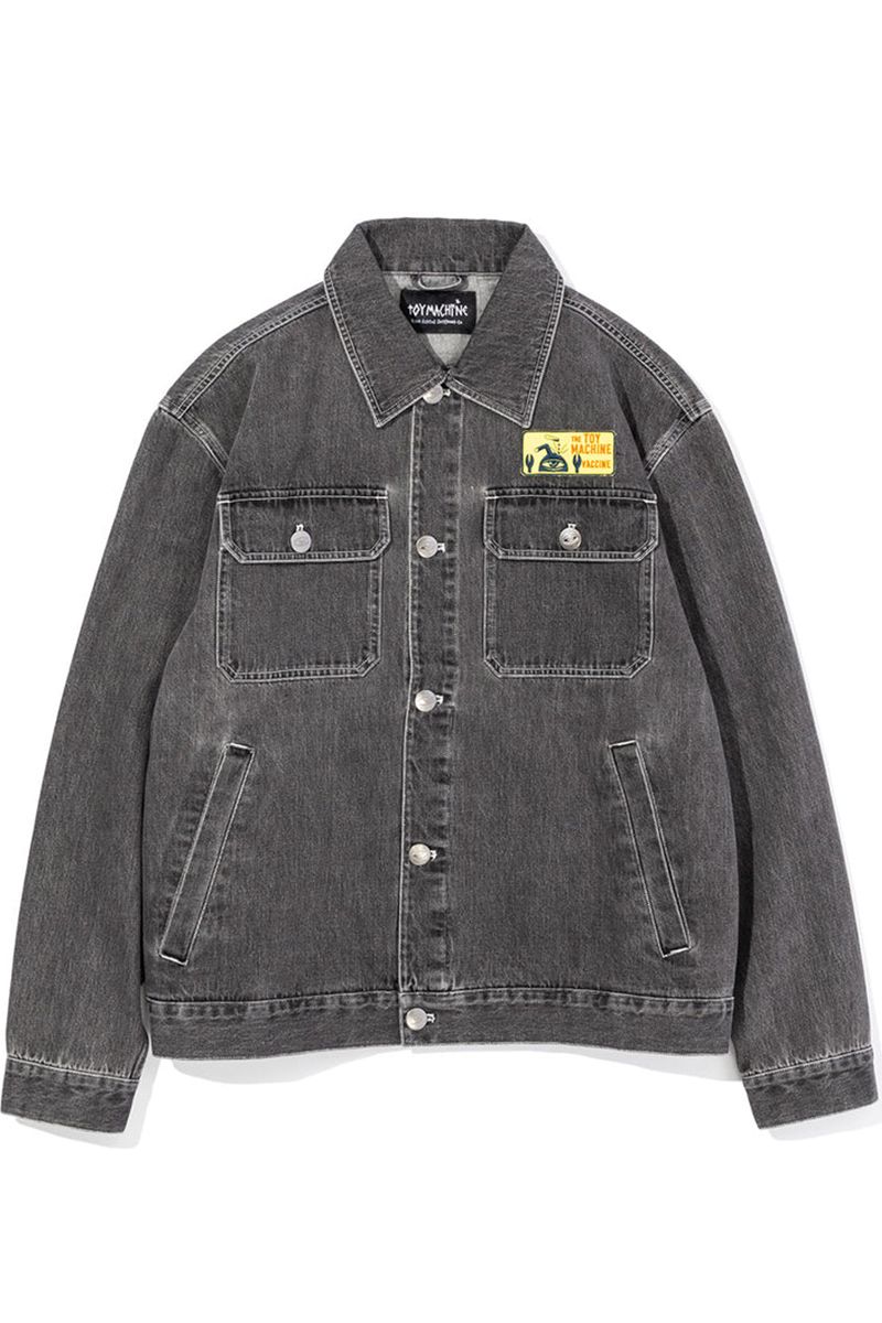 【楽天市場】TOY MACHINE (トイマシーン) TOYMACHINE VACCINE DENIM JACKET BLACK ...