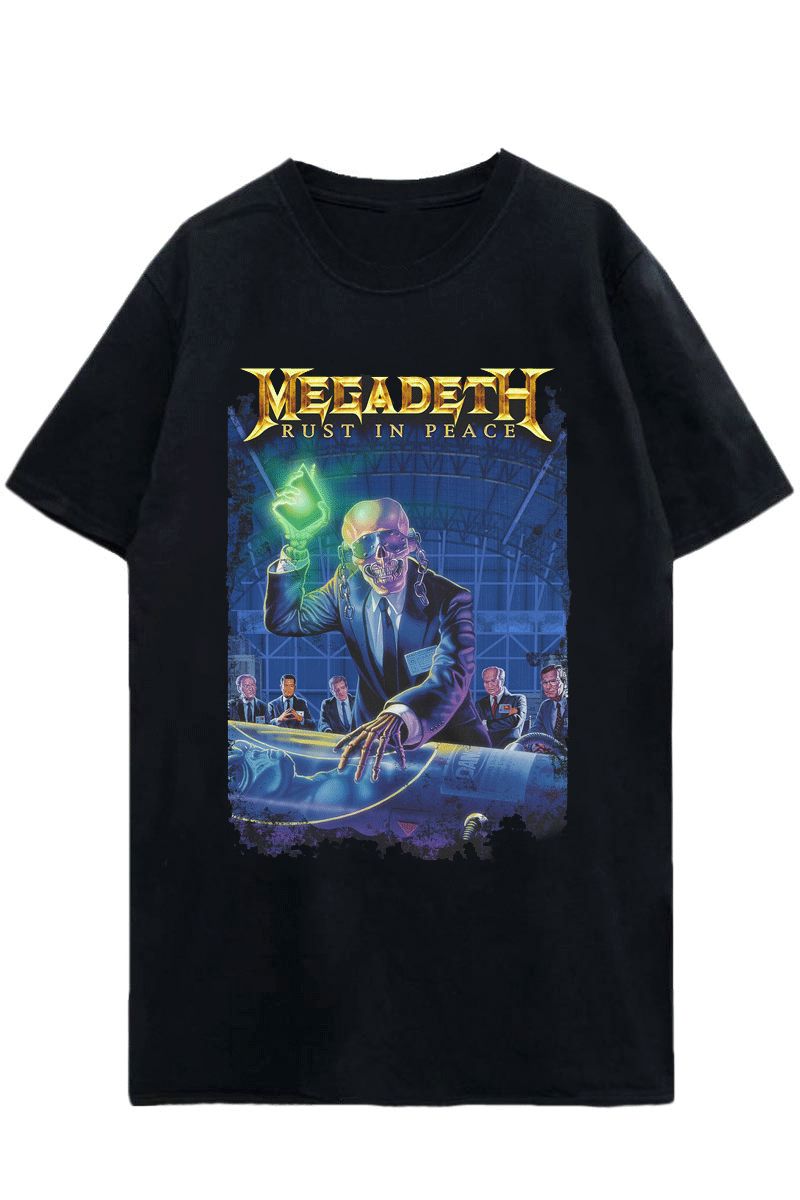 【楽天市場】MEGADETH UNISEX T-SHIRT: RUST IN PEACE 30TH ANNIVERSARY (BACK ...