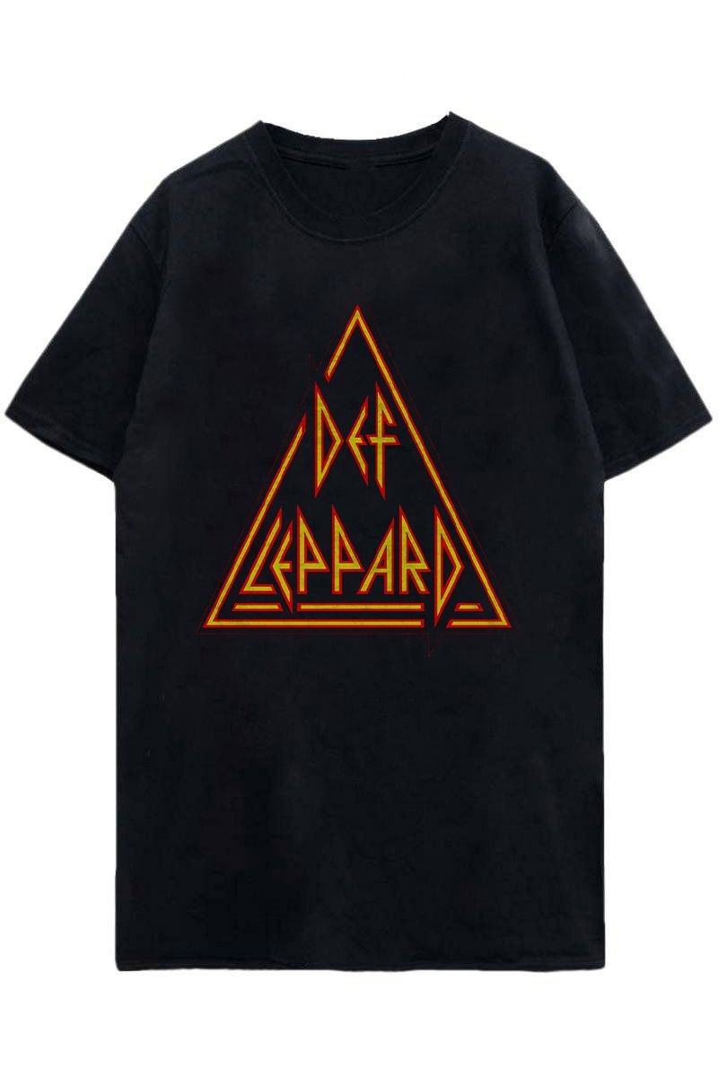 【楽天市場】DEF LEPPARD UNISEX T-SHIRT: CLASSIC TRIANGLE：GEKIROCK CLOTHING