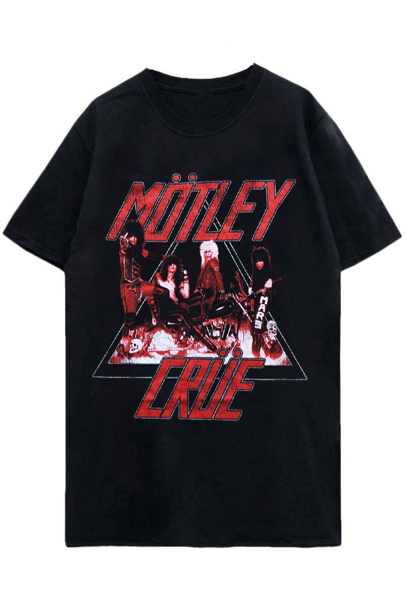 【楽天市場】MOTLEY CRUE UNISEX T-SHIRT: TOO FAST CYCLE：GEKIROCK CLOTHING