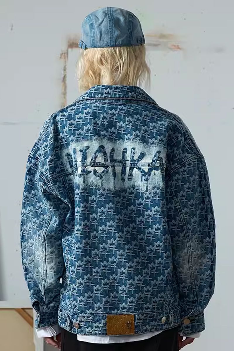 【楽天市場】MISHKA (ミシカ) Printed Jacquard Denim Jacket：GEKIROCK CLOTHING