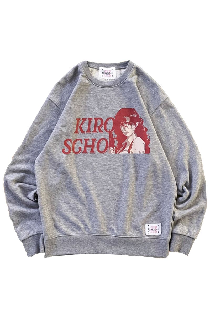 【楽天市場】kirou school (キロウスクール) SF Girl ( 1 ) sweat GRAY：GEKIROCK CLOTHING