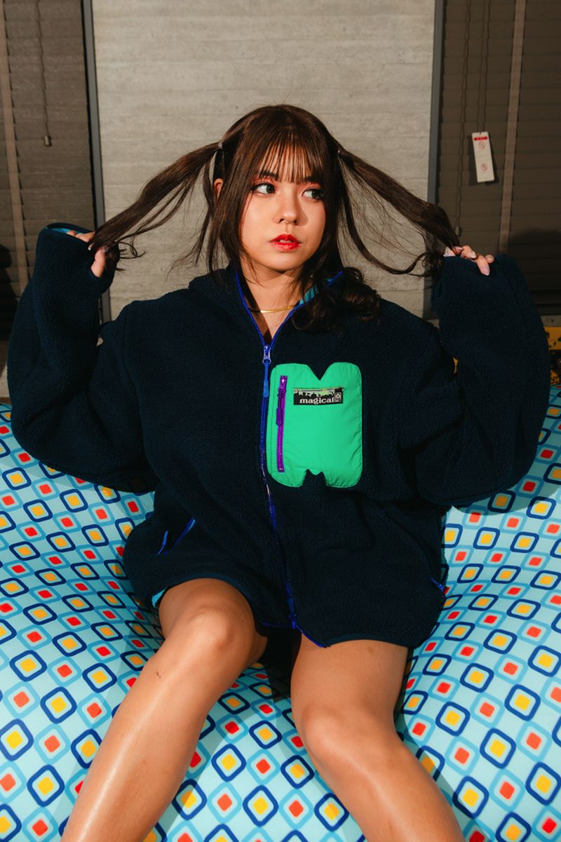 【楽天市場】MAGICAL MOSH MISFITS (マジカルモッシュミスフィッツ) モコモコ Mボア JKT NAVY：GEKIROCK ...