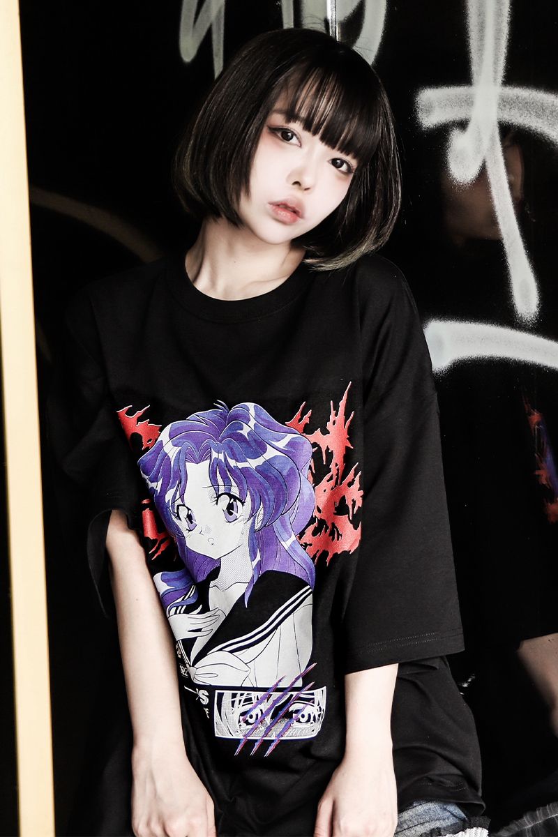 【楽天市場】CMP LABEL (シーエムピーレーベル) DEATH BRAINS oversized T-shirt：GEKIROCK CLOTHING