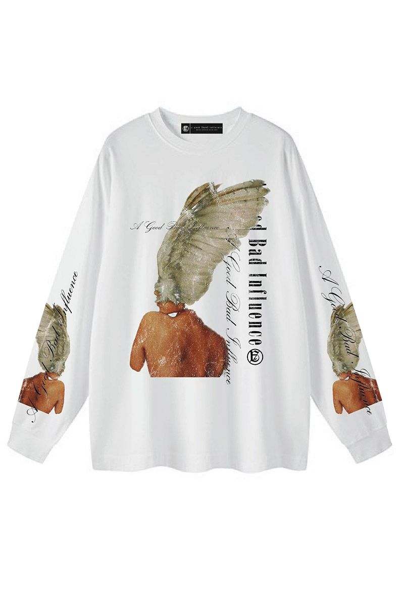 【楽天市場】A Good Bad Influence(アグッドバッドインフルエンス) WING WOMAN LONG SLEEVE T ...