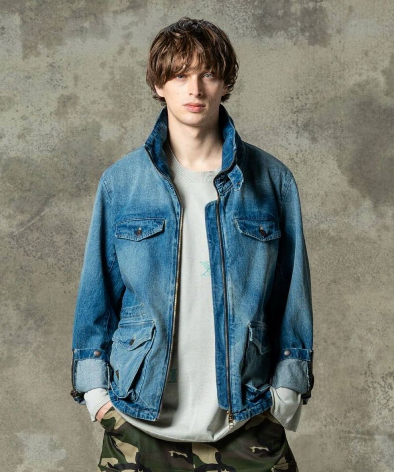 【楽天市場】glamb(グラム)GB0125/JKT03 : STUNN M-65 / スタンM-65 - Indigo：GEKIROCK CLOTHING