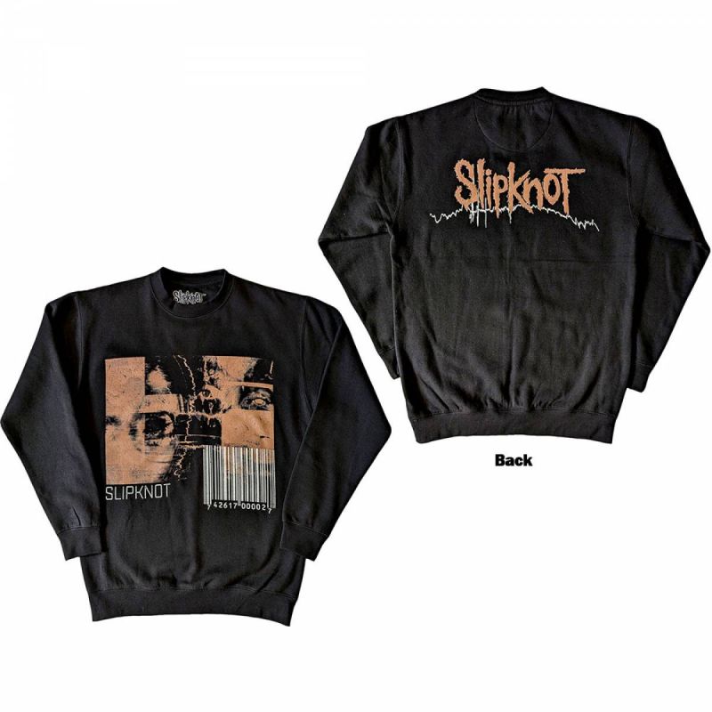 【楽天市場】SLIPKNOT Unisex Sweatshirt: The End So Far Faces & Barcode (Back ...