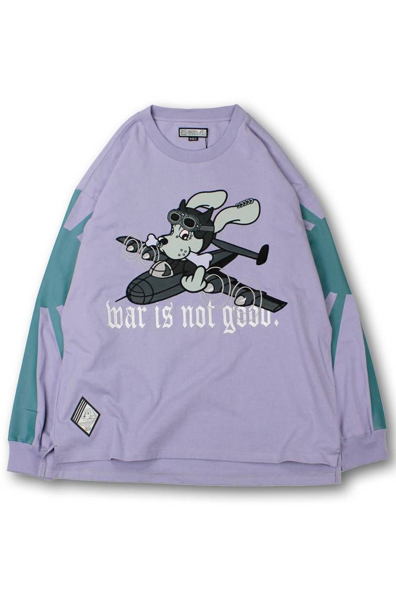 【楽天市場】GALFY (ガルフィー) 反戦ロンTee - Purple：GEKIROCK CLOTHING