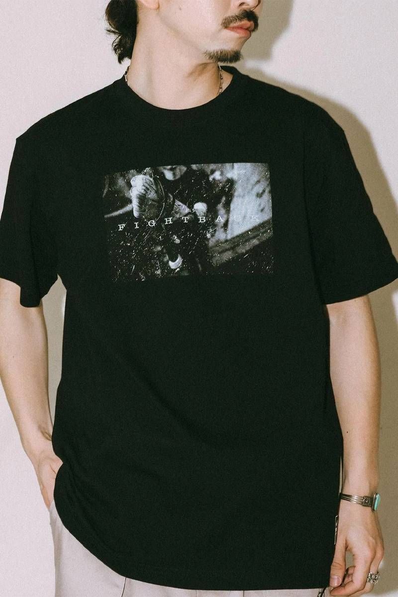 【楽天市場】NineMicrophones (ナインマイクロフォンズ) Pass the mic TEE - Black：GEKIROCK CLOTHING