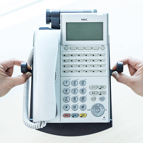 【楽天市場】テレフォンスタンド 電話台 テレフォンアーム ハイタイプ オフィス 回転 高さ調節 クランプ式 ブラック EEX-TLA01BK：激安アウトレット店