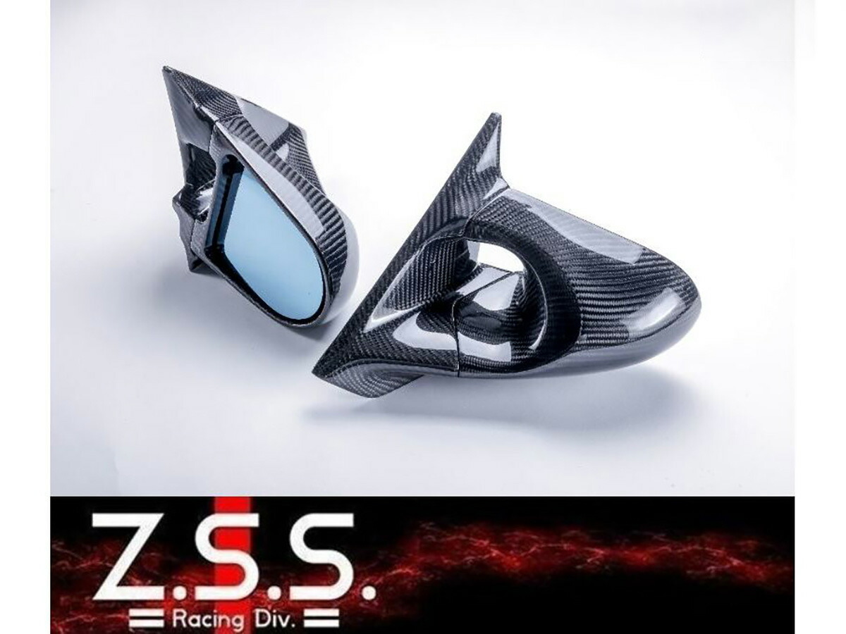 【楽天市場】Z.S.S. 2000~2007年 GDA GDB GGA GGB GD GG インプレッサ 綾織 カーボン エアロ ドアミラー サイドミラー ミラー 電動 ブルーレンズ ZSS ...