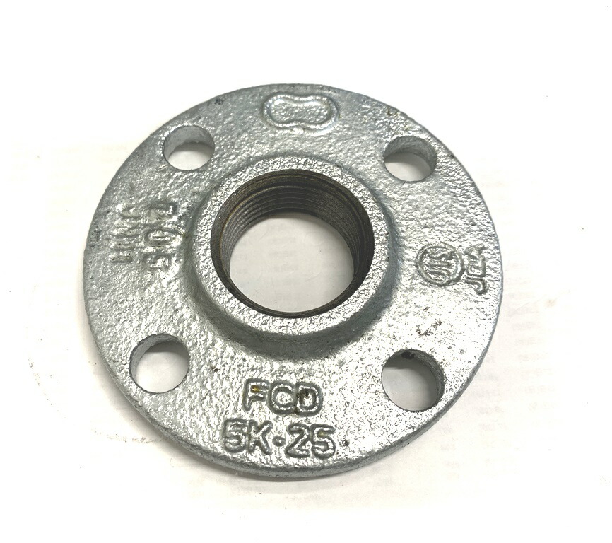 【楽天市場】☆あす楽対応☆25A 白ねじ込みフランジ 5k JIS5K-25A 1"B：現場屋さん 楽天市場店