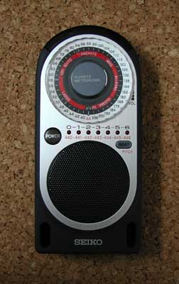 【楽天市場】セイコー メトロノームSQ70 電子式 ダイアル式 操作簡単 大きな音が出る イヤホン接続可 楽器練習：現代ギター社 楽天市場店