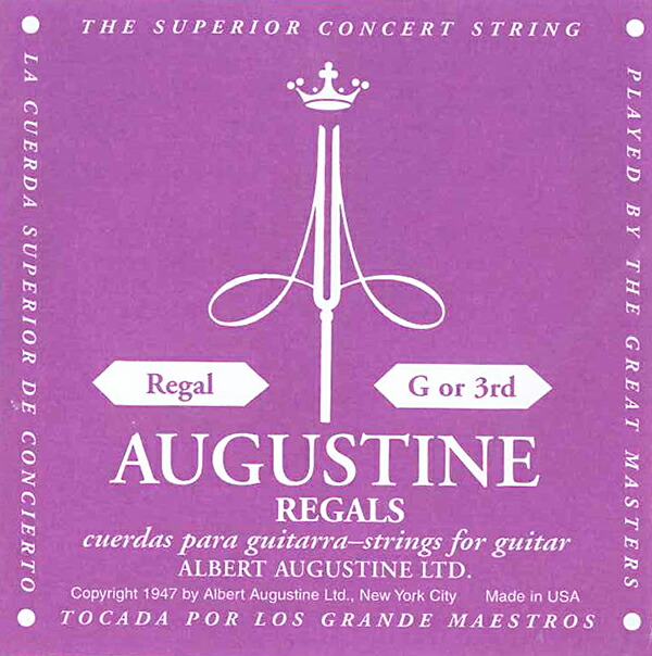 【楽天市場】オーガスチン／リーガル(3) Augustine Regal G or 3rd クラシックギター弦：現代ギター社 楽天市場店