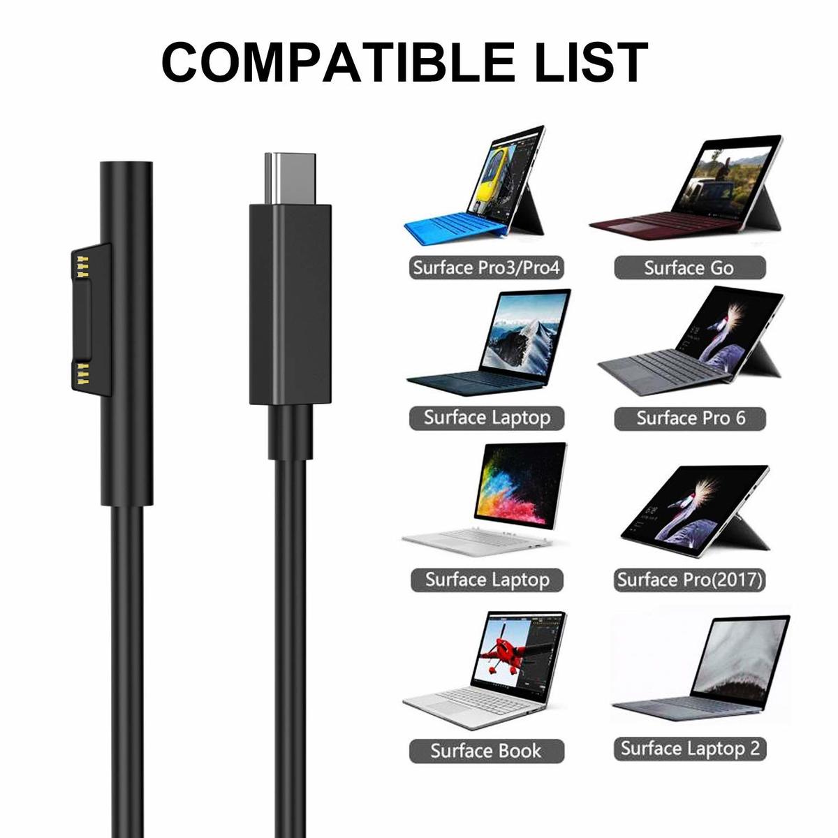 【楽天市場】Surface PD 急速充電ケーブル Surface Connectポートを、充電用にType-c Surface電源配信に接続します：genius store