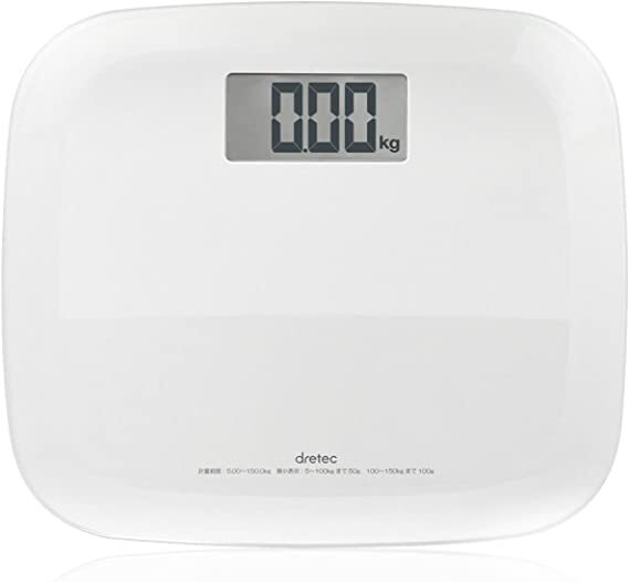 【楽天市場】dretec（ドリテック） デジタル体重計 50g単位 電子 持ち運び できる 体重 計 ダイエット シンプル 体重管理 滑り止め付き 正確 コンパクト 小型 薄型 健康管理 簡単 ...