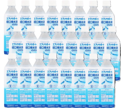 【楽天市場】AJD 日本薬剤 エブリサポート経口補水液ORS 500mL×24本セット「宅配便送料無料(A)」：GENKI-e shop