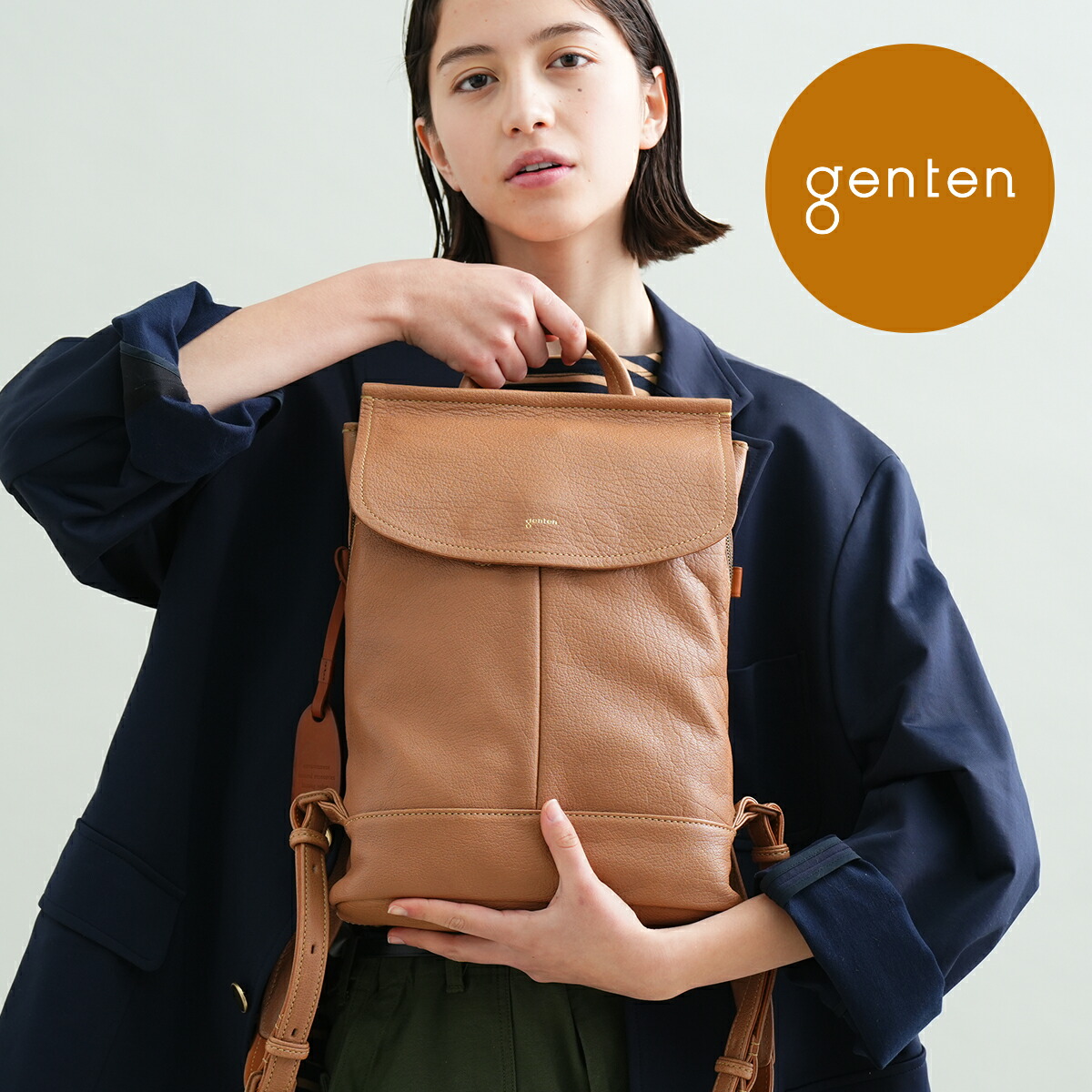 【楽天市場】【ゲンテン公式】 genten 44098 ゲンテン タスカ リュック 本革リュック レディース リュック バッファローレザー：genten公式ショップ