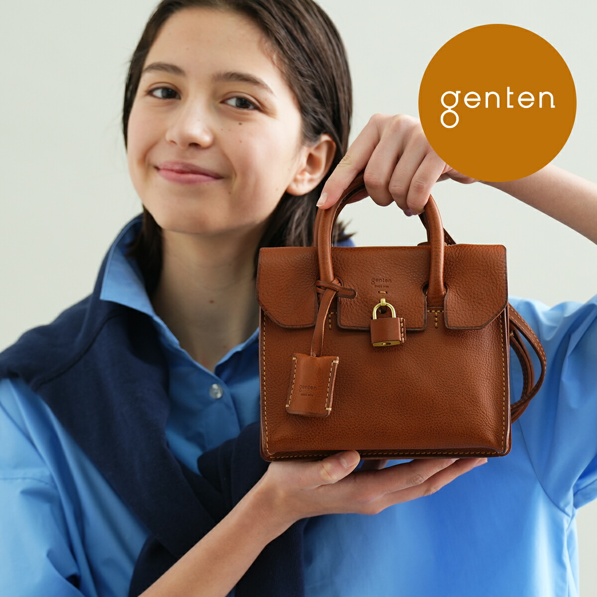 【楽天市場】【ゲンテン公式】 genten 42865 ゲンテン ミネルヴァ 2way ミニバッグ 限定カラー アカ★本革ミニバッグ トラディショナル ショルダーバッグ 小さめ ユニセックス ...