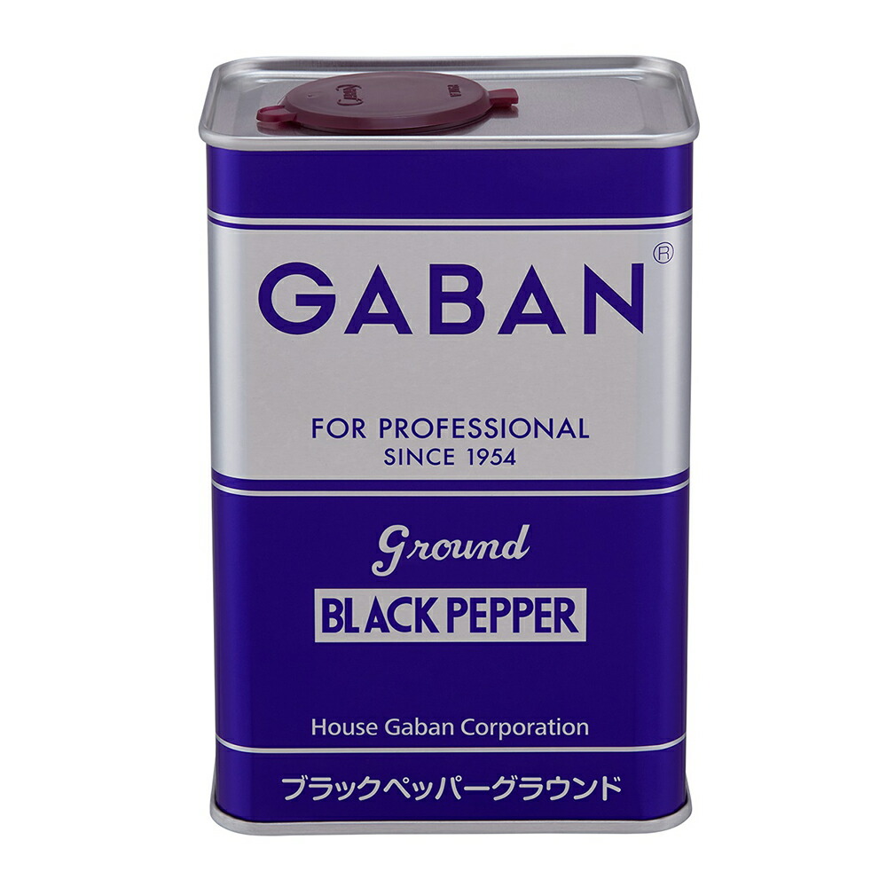 【楽天市場】【エントリーでポイント10倍】ギャバン ブラックペッパー グラウンド 420g 1缶 GABAN 業務用 粉胡椒 黒胡椒 コショウこしょう 粉末 パウダー スパイス 調味料 料理用 ...