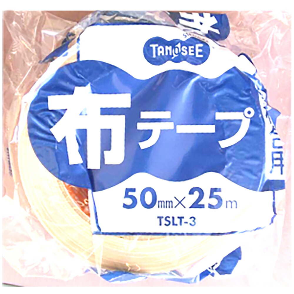 【楽天市場】【3/30ポイント2倍】TANOSEE 布テープ 軽梱包用 0.19mm厚 ガムテープ 50mm×25m 1巻：プロの食材 GET MARKET