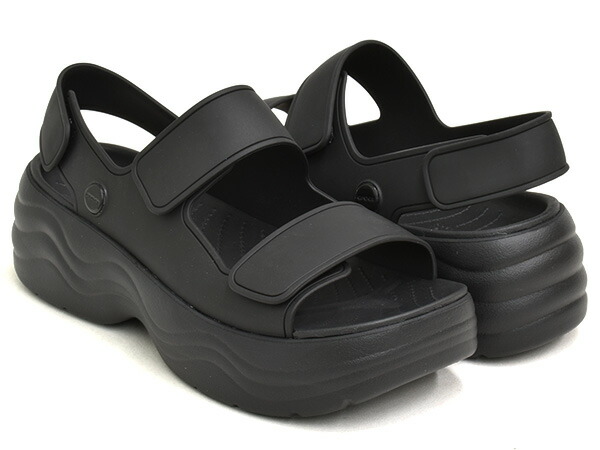【楽天市場】crocs SKYLINE SANDAL WOMENS【クロックス スカイライン スライド】【厚底 ウェッジソール サンダル ...