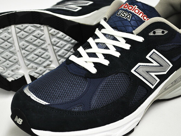 【楽天市場】NEW BALANCE M990 NV3【ニューバランス M990 Dワイズ】NAVY (WIDTH:D)：GETTRY