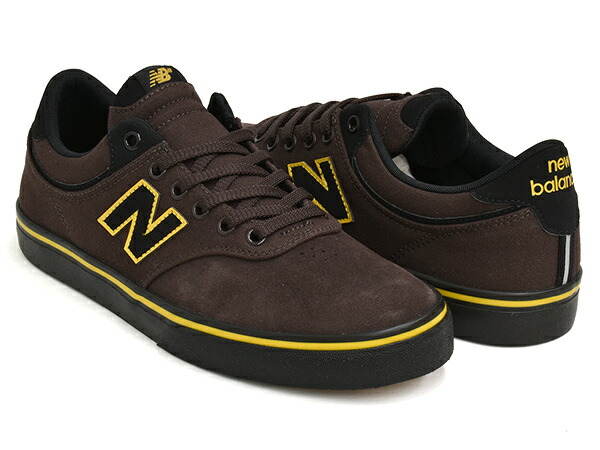 【楽天市場】NEW BALANCE NUMERIC NM255 BRN【ニューバランス ヌメリック 255】【スケートボード スケート ...