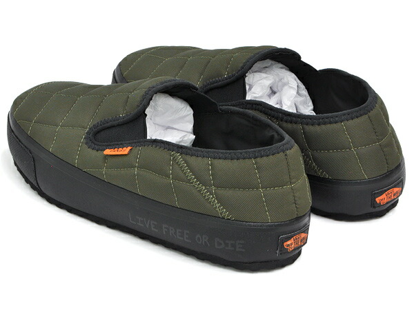【楽天市場】VANS SLIP-ER【バンズ スリッパ パット・ムーア】(PAT MOORE) BLACK / OLIVE：GETTRY