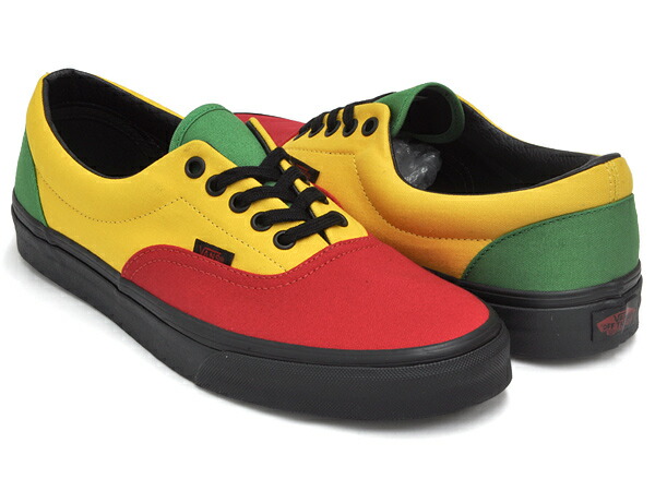 【楽天市場】VANS ERA【バンズ エラ ラスタ】(RASTA) RED / BLACK：GETTRY MAG