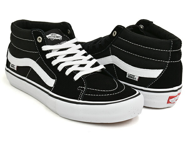 【楽天市場】VANS SK8-MID PRO【バンズ スケートミッド プロ】BLACK / WHITE：GETTRY MAG
