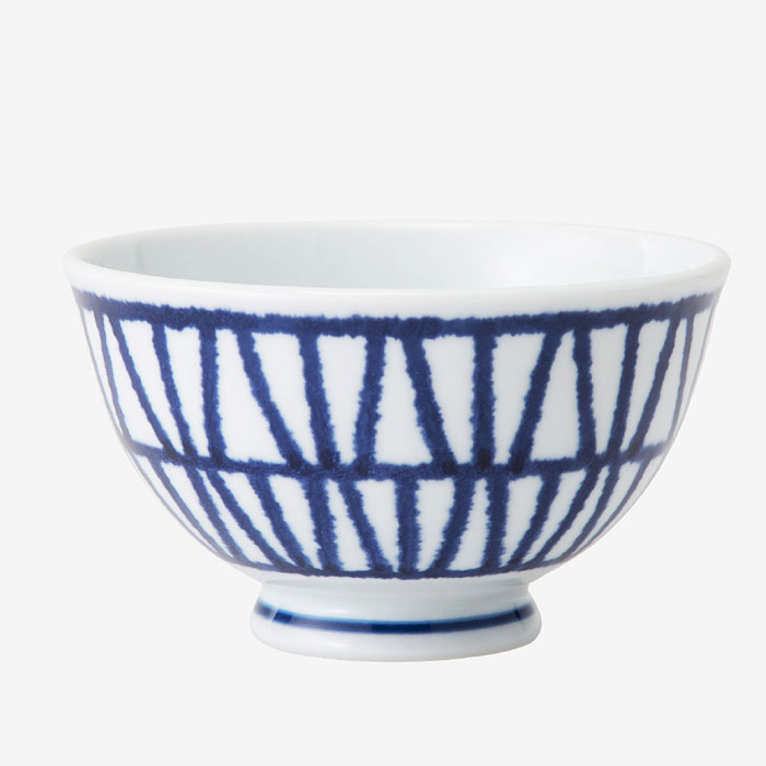 【楽天市場】【選べる個数（1～10個）】波佐見焼indigo aidama 軽量飯碗(350ml) 藍染格子 (32537)クラシノウツワ ...