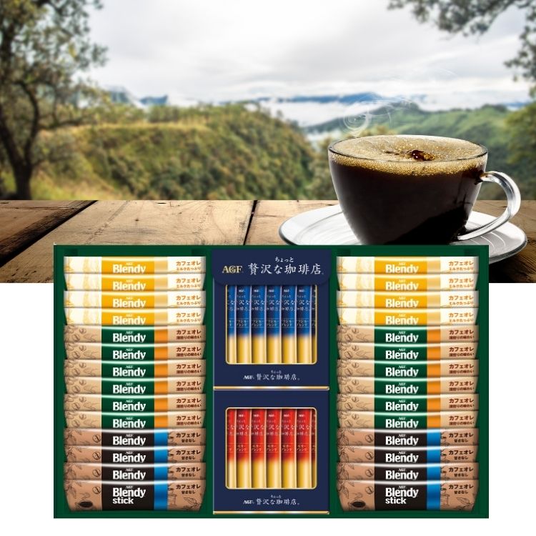 【楽天市場】【送料無料】 AGF スティックカフェオレ＆ブラック アソートギフト（BZT-30A) スティックコーヒー コーヒー 詰合せ 夏 限定ギフト 内祝 御祝 御礼 快気祝 御供 粗供養 ...